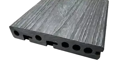 Capped Composite Decking Step Board with Bullnose Edging